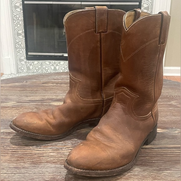 Justin Boots | Shoes | Justin 348 Mens Classic Roper Western Cowboy ...